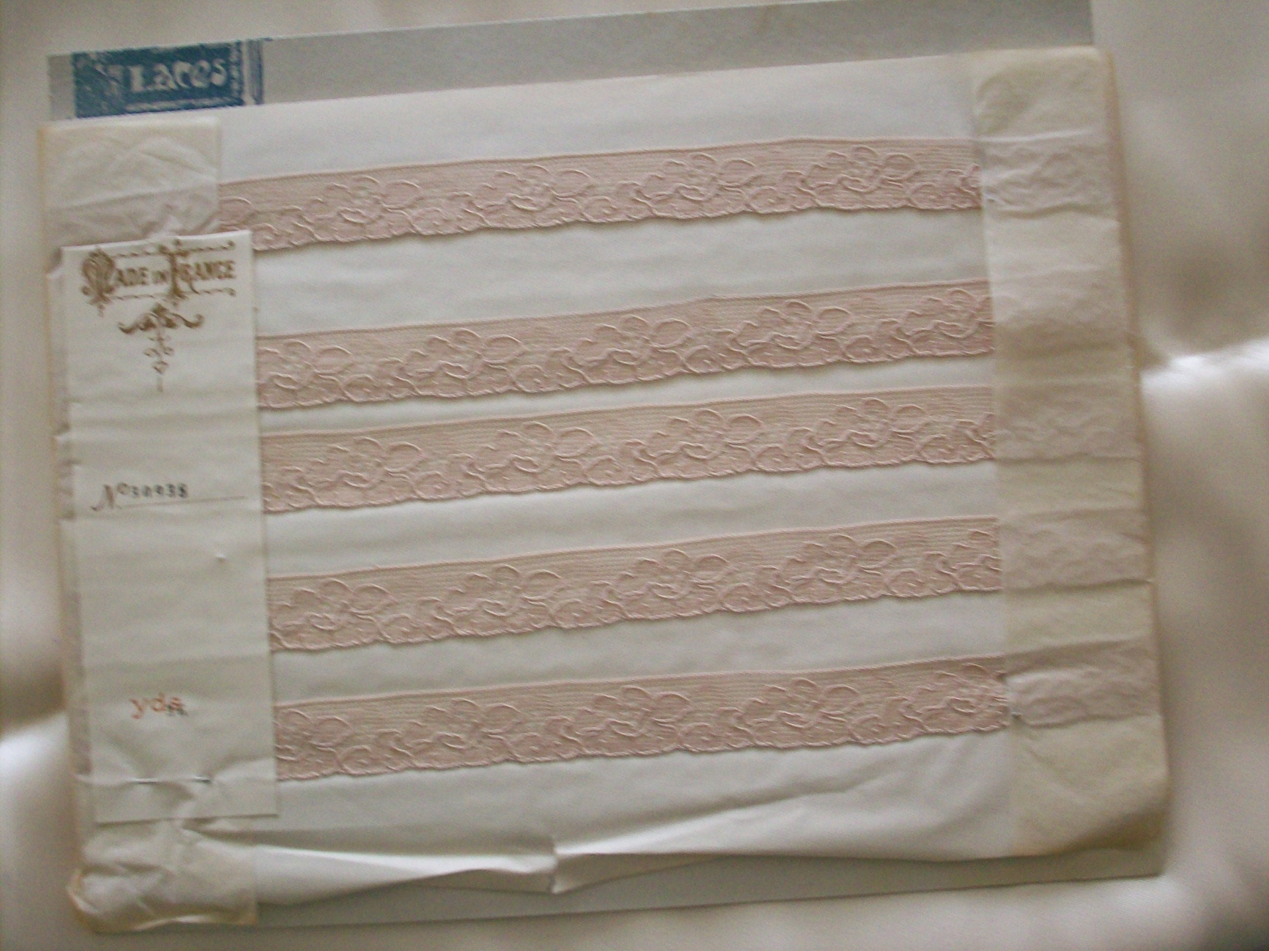 Antique Lace by the Yard or Roll Beigish Color French 1920 Floral ...