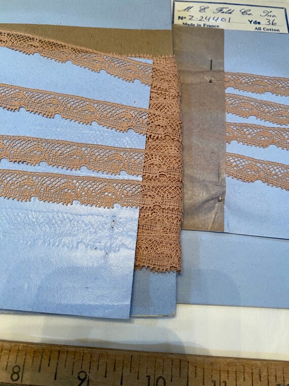 Suave moca color algodón encaje deco diseño 3 yds. - Etsy España