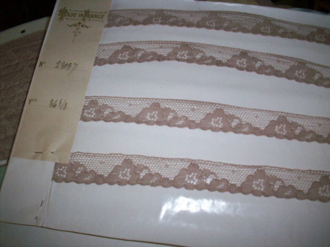 Antique Lace Yard or Bolt Alencon Lace French Origin 1920 Yardage Pure ...