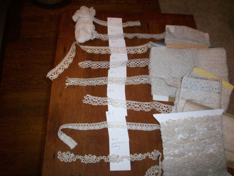 Old hand done lace 1800s | Etsy