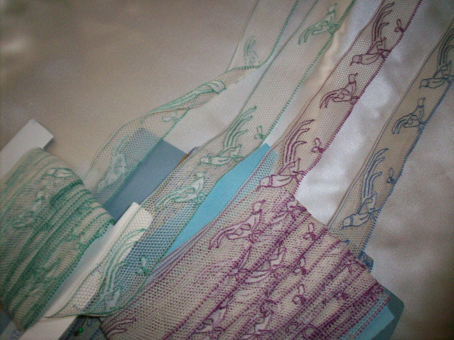 Rare Picture/museum Lace Birds Fine Cotton Lace 1920s | Etsy