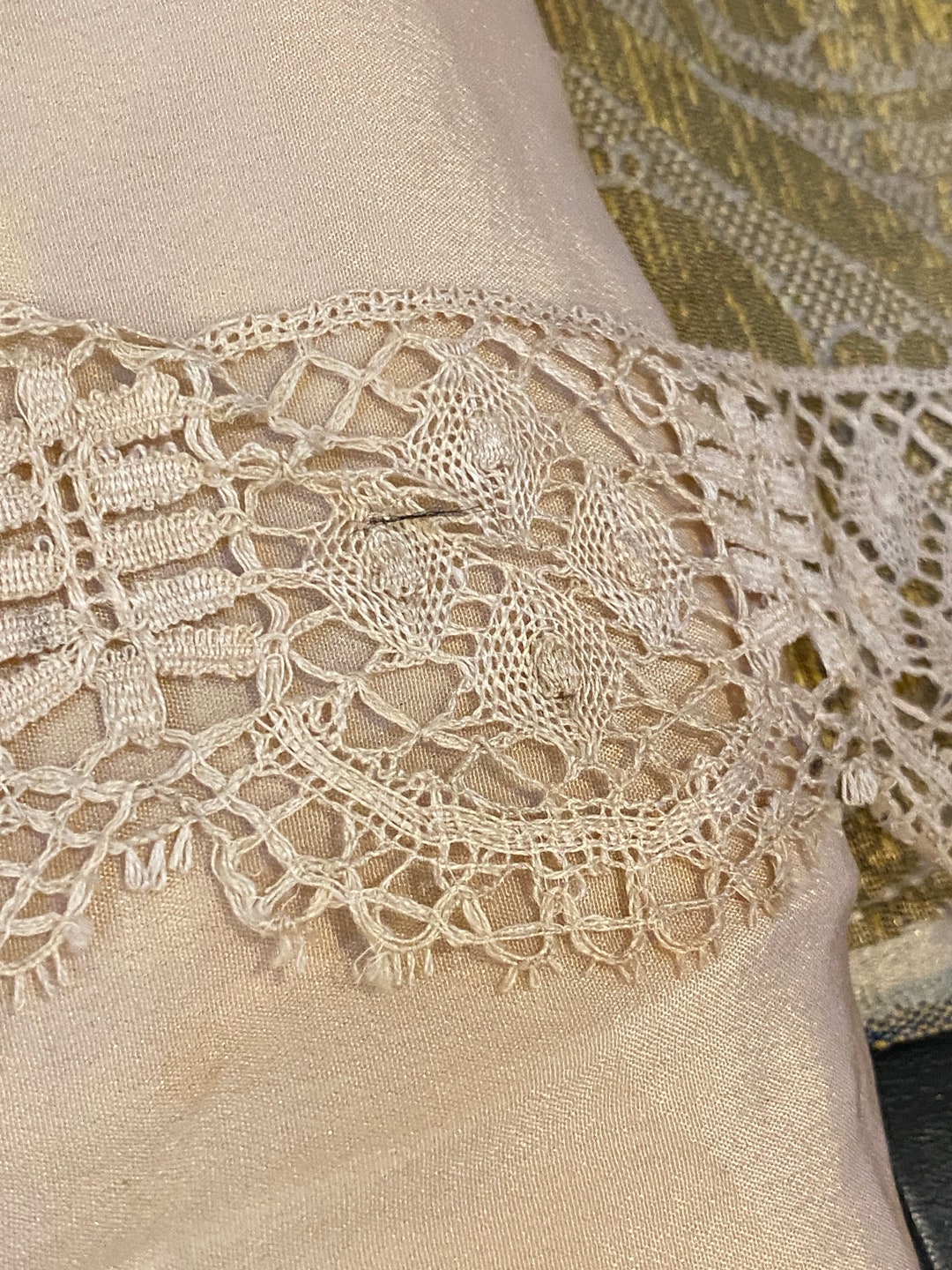 1 Yd. 32" Continuous Hand Done Lace Cluny Type Antique 2 3/8" Wide - Etsy