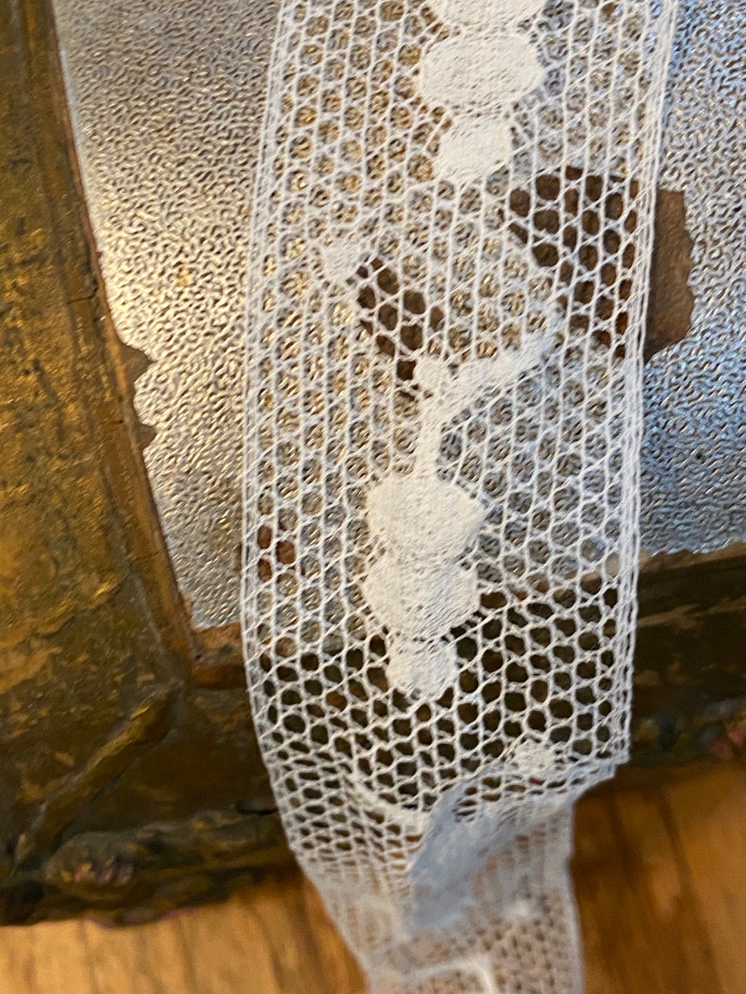 Antique Lace by the Yard Art Deco Lace French 1920 Yardage Pure Cotton ...