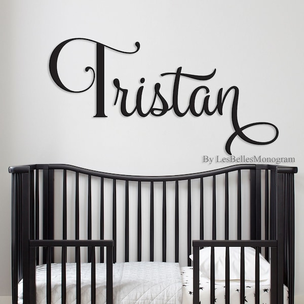 Over Crib Cursive Name Sign - Etsy