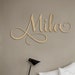 Girls Nursery Wood Name Sign Mila, Custom Baby Name Sign, Baby Name ...
