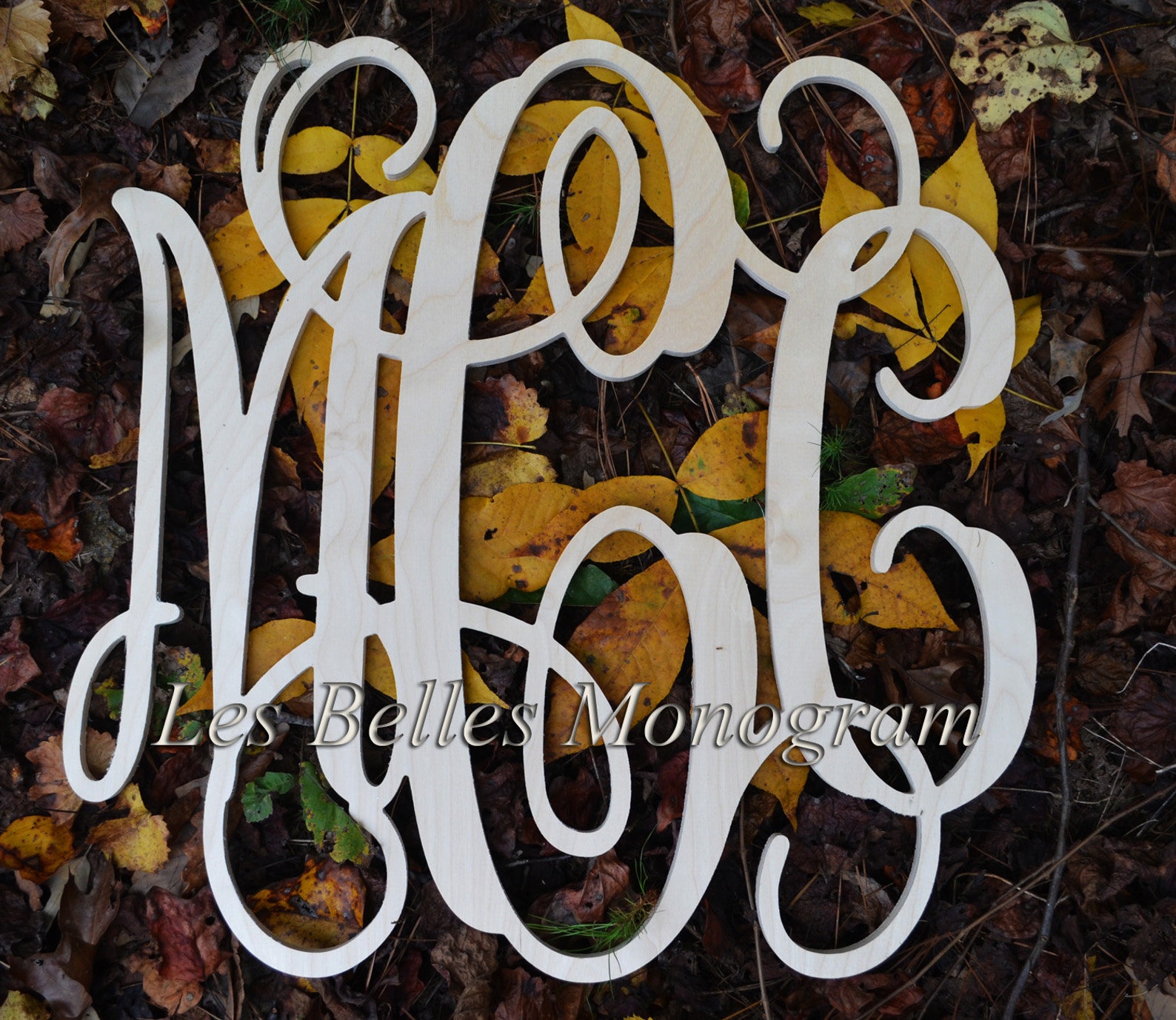 Wooden Monogram Wall Hanging Personalized Sign Wall Decor | Etsy