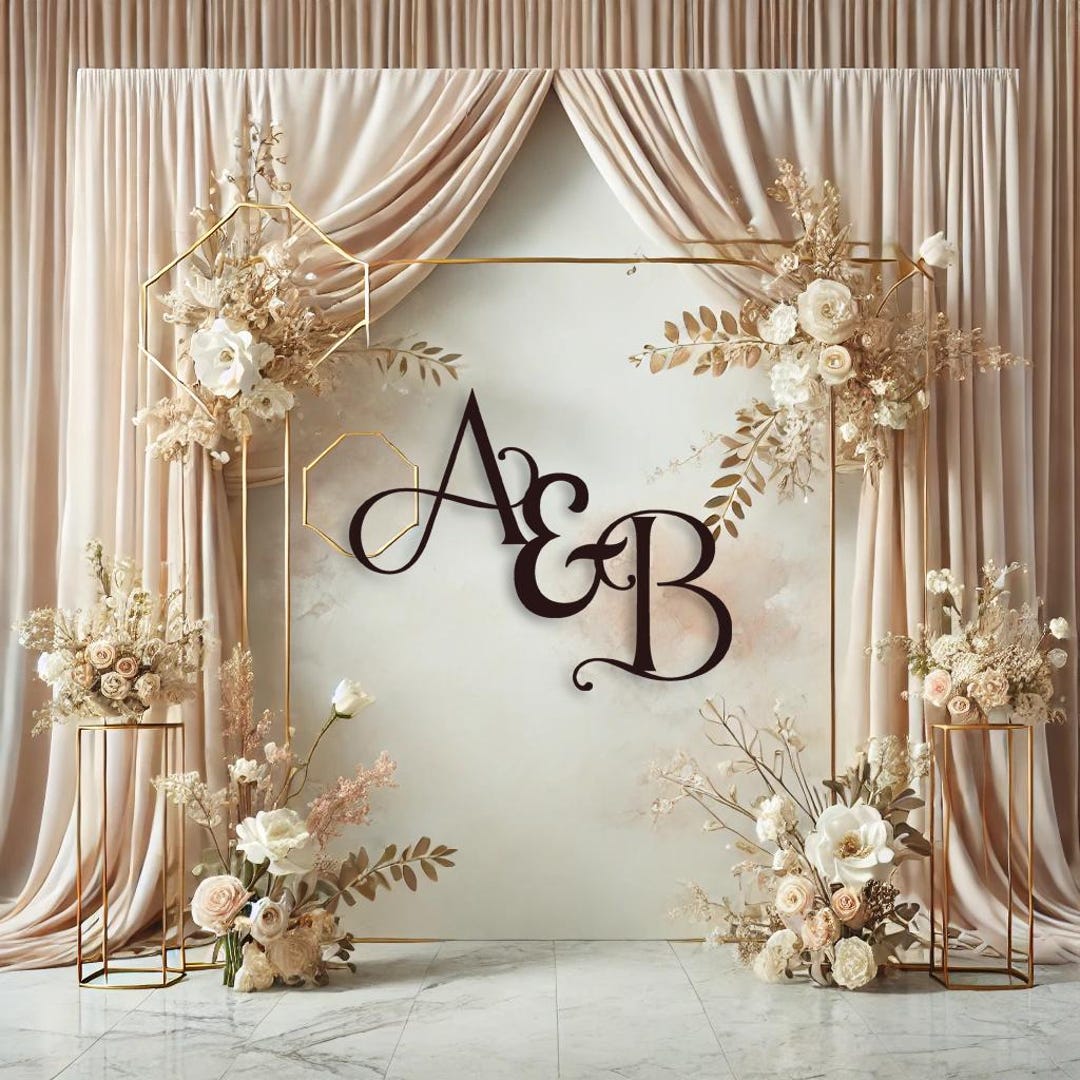 Wedding Initials Sign, Wedding Sign, Initials Sign, Wedding Initials ...