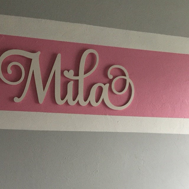 Baby Room Decor Name Gold - Bedroom Girl Letters Wall Hanging - Custom ...