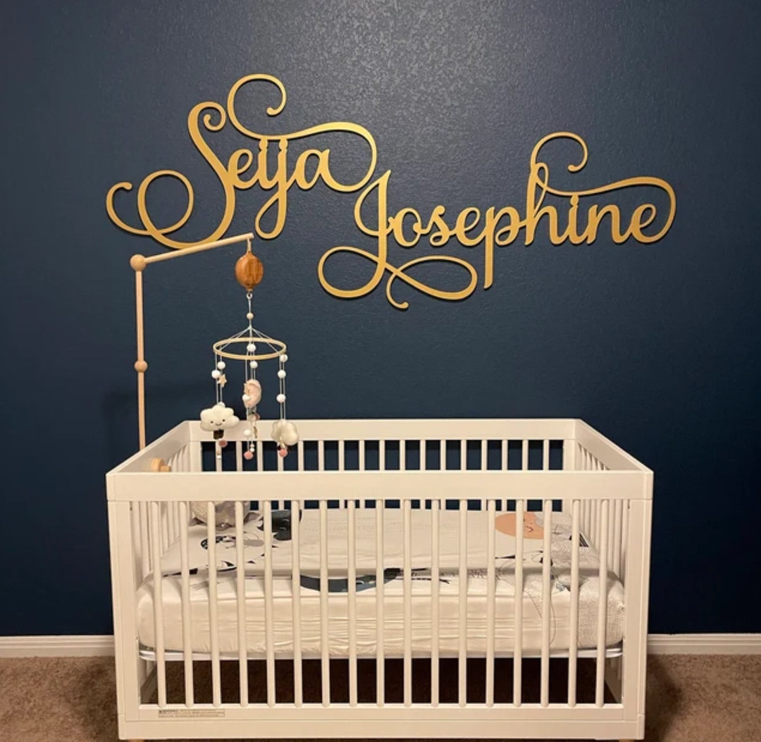Custom Wood Baby Name Signs | Letter Wall Art | Kids Room Art | Wall ...