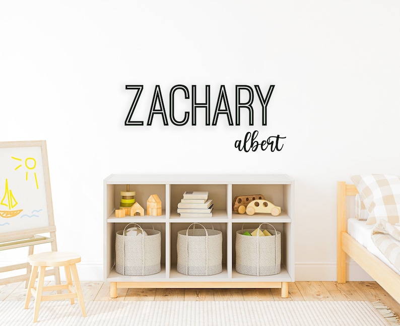 Name Cutouts for Nursery, Wooden Letters, Name Sign, Nursery Letters ...