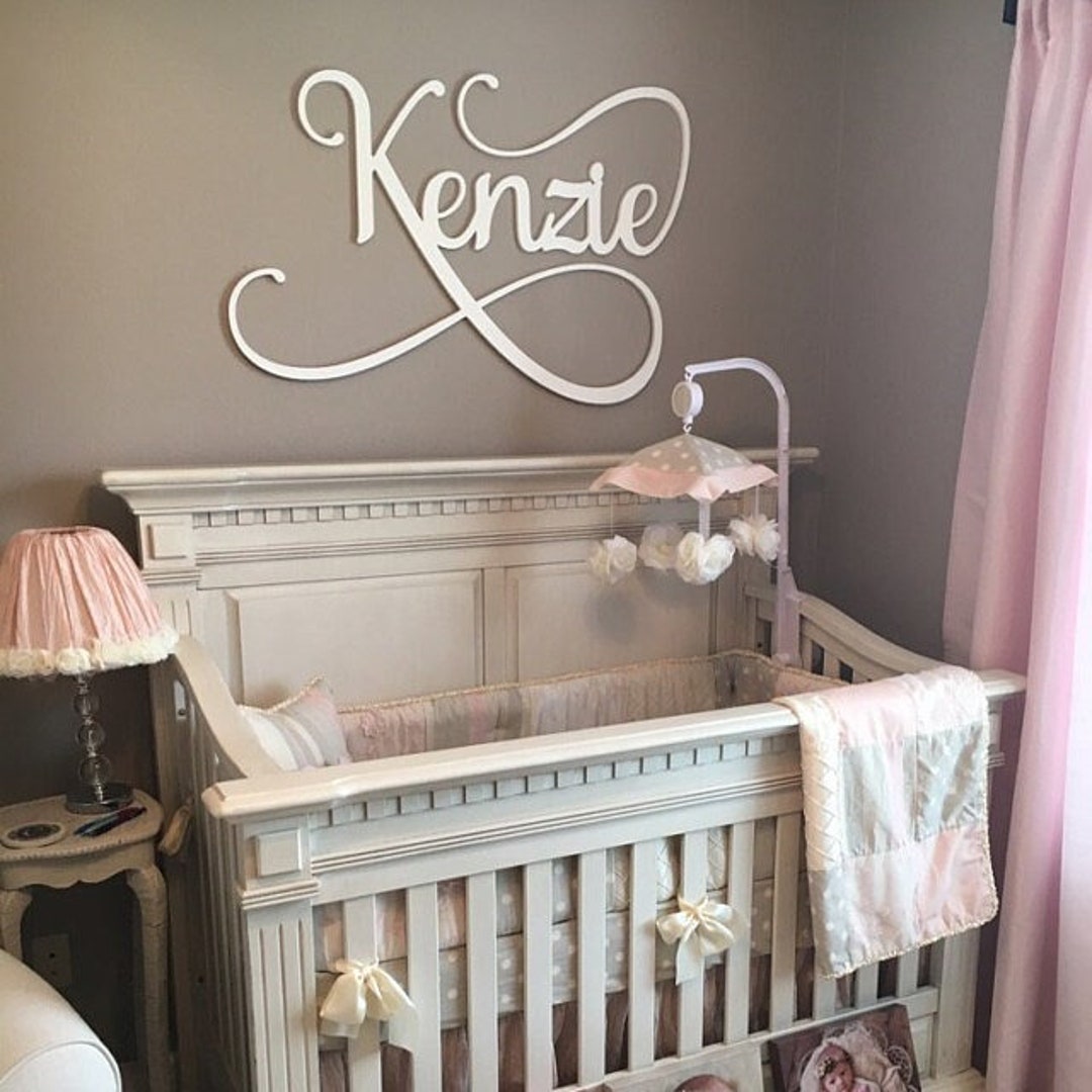 Large Wood Name Sign Letters Wall Art Design | Kids Room Art | Wall Art ...