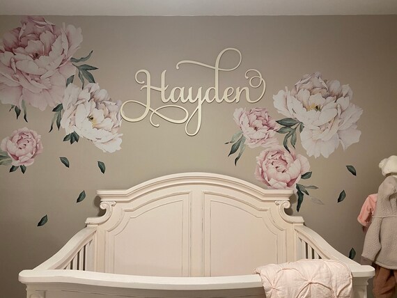 Name Sign Cutout Wall Decor Letters Wall Hanging Custom | Etsy