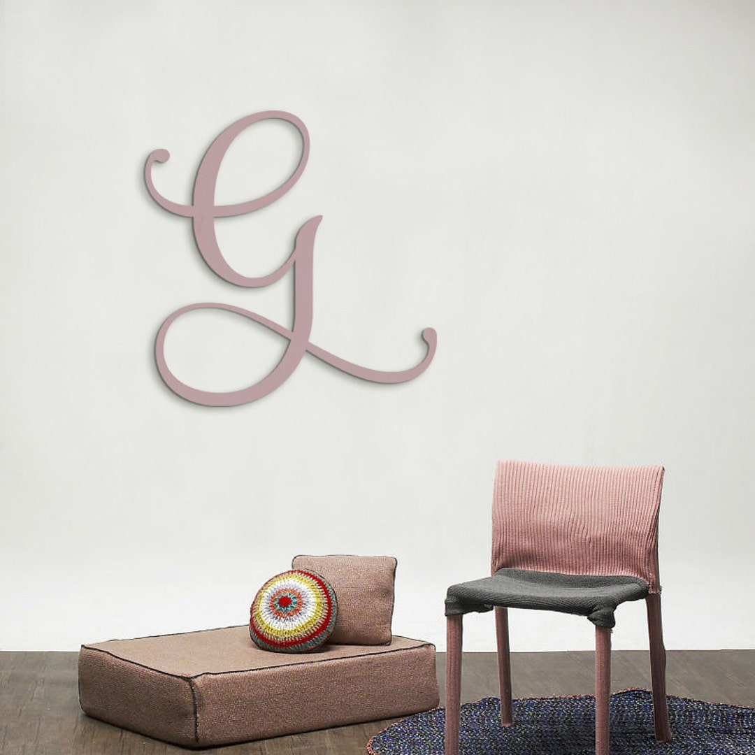 Extra Large Wall Initial - Wooden Letters Wall Hanging Wall Decor ...