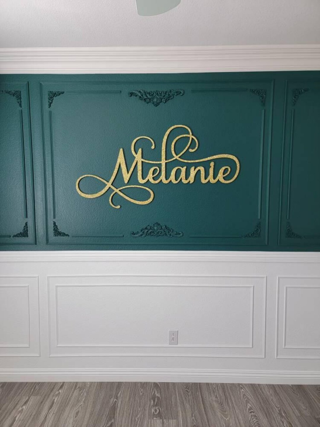 Name Sign for Nursery Baby Boy Girl Mila Scarlett Hudson Wooden Letters ...