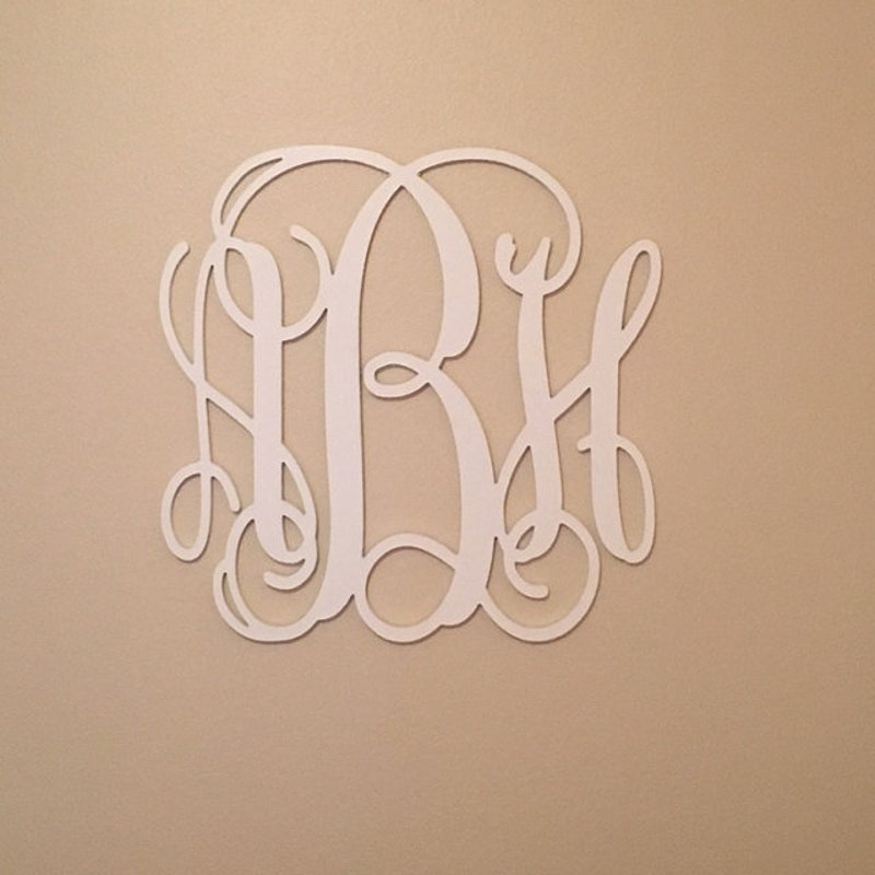 Wooden Monogram - Etsy
