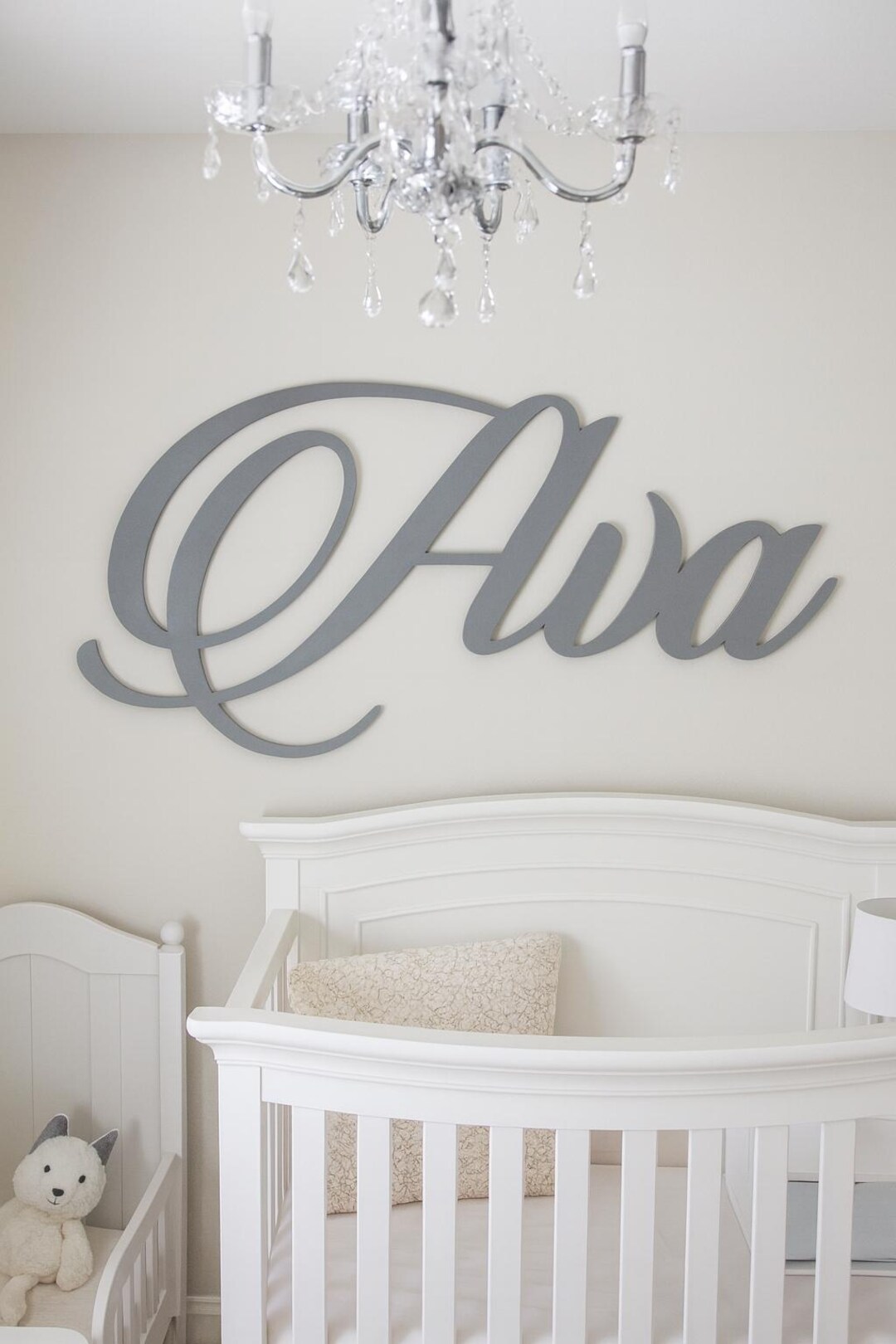 Custom Wooden Name Sign – Personalized Nursery Wall Decor, Kids Room ...