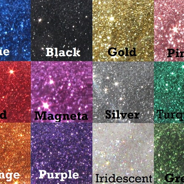 Glitter Name Cards - Etsy