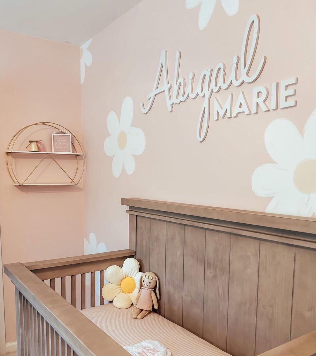 Large Custom Name Sign, First & Middle Name, Birthday Backdrop Sign ...