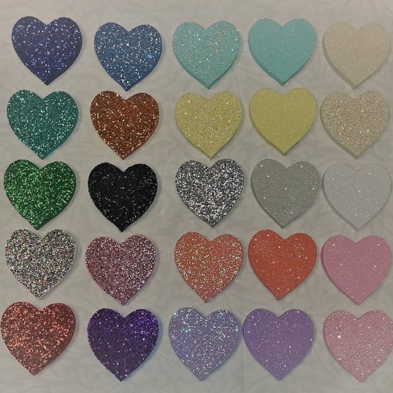 Glitter Name Cards - Etsy