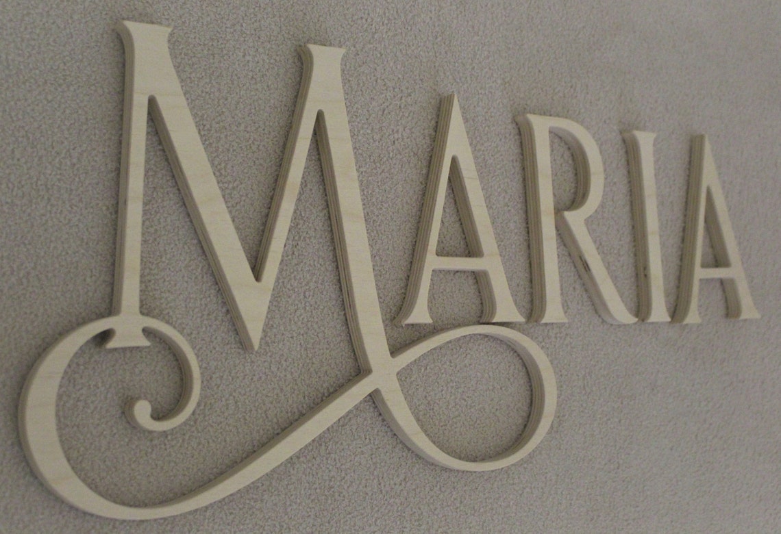 Custom Name Letters Boy or Girl Name Decor Personalized - Etsy