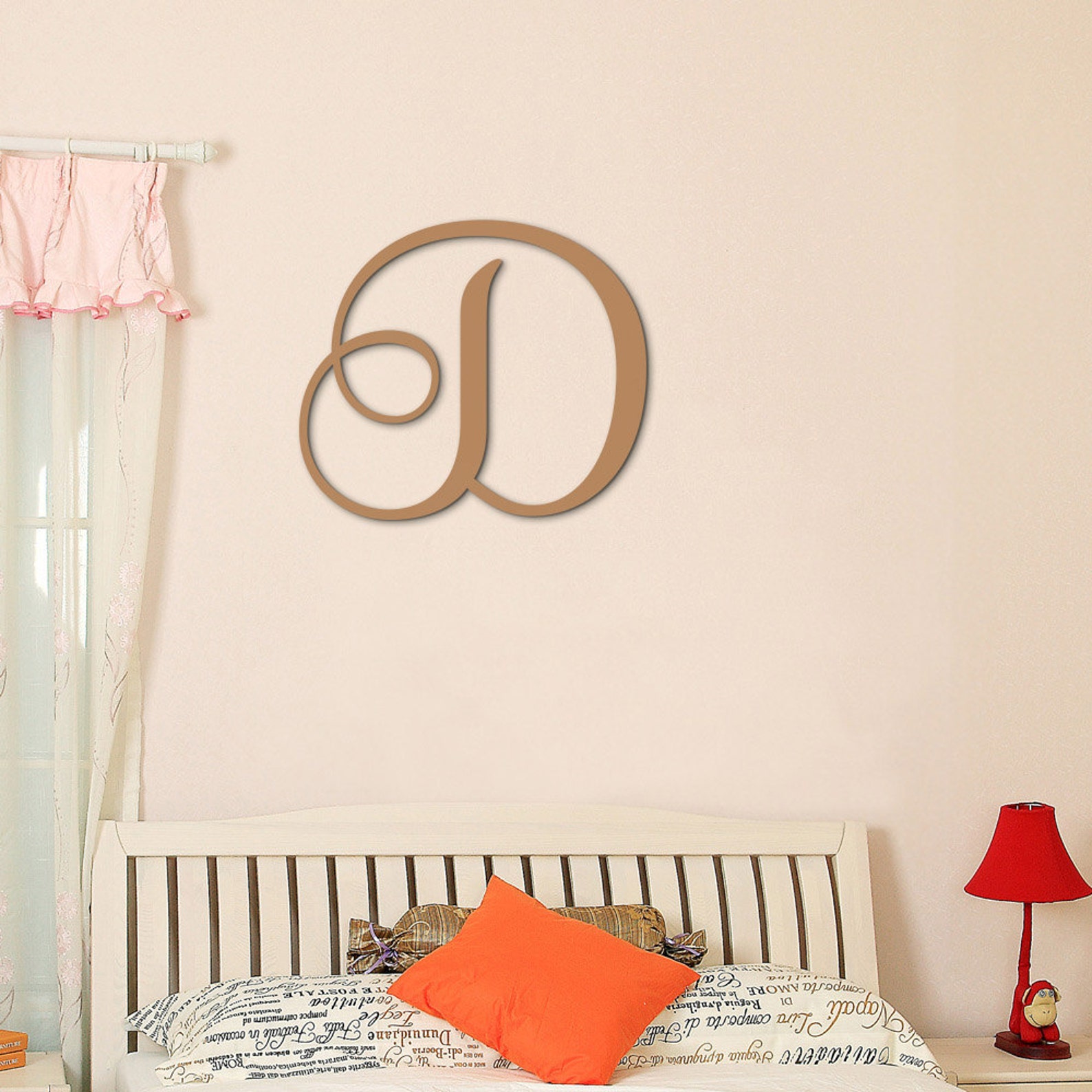 Wooden Monogram Initials Wall Decor Wooden Letters - Etsy