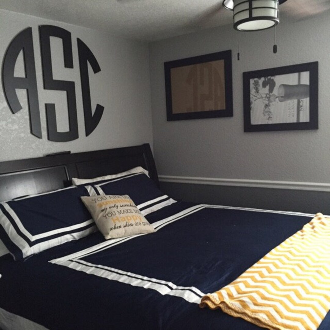 Sale Boy Wooden Monogram Cutout Letters - Boy Nursery Decor - Monogram ...