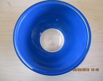 Vintage Ice Blue Clear Bottom Pyrex Mixing Bowl 322 1L