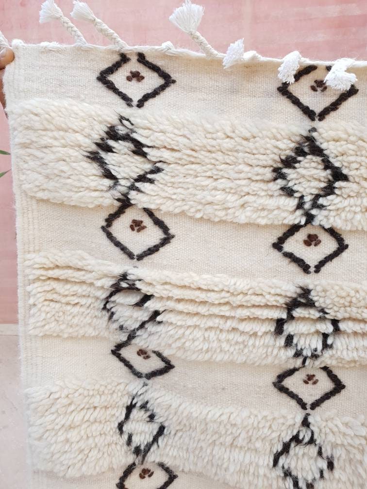 Moroccan Rug fine unique Berber wool rug bedroom rug living | Etsy