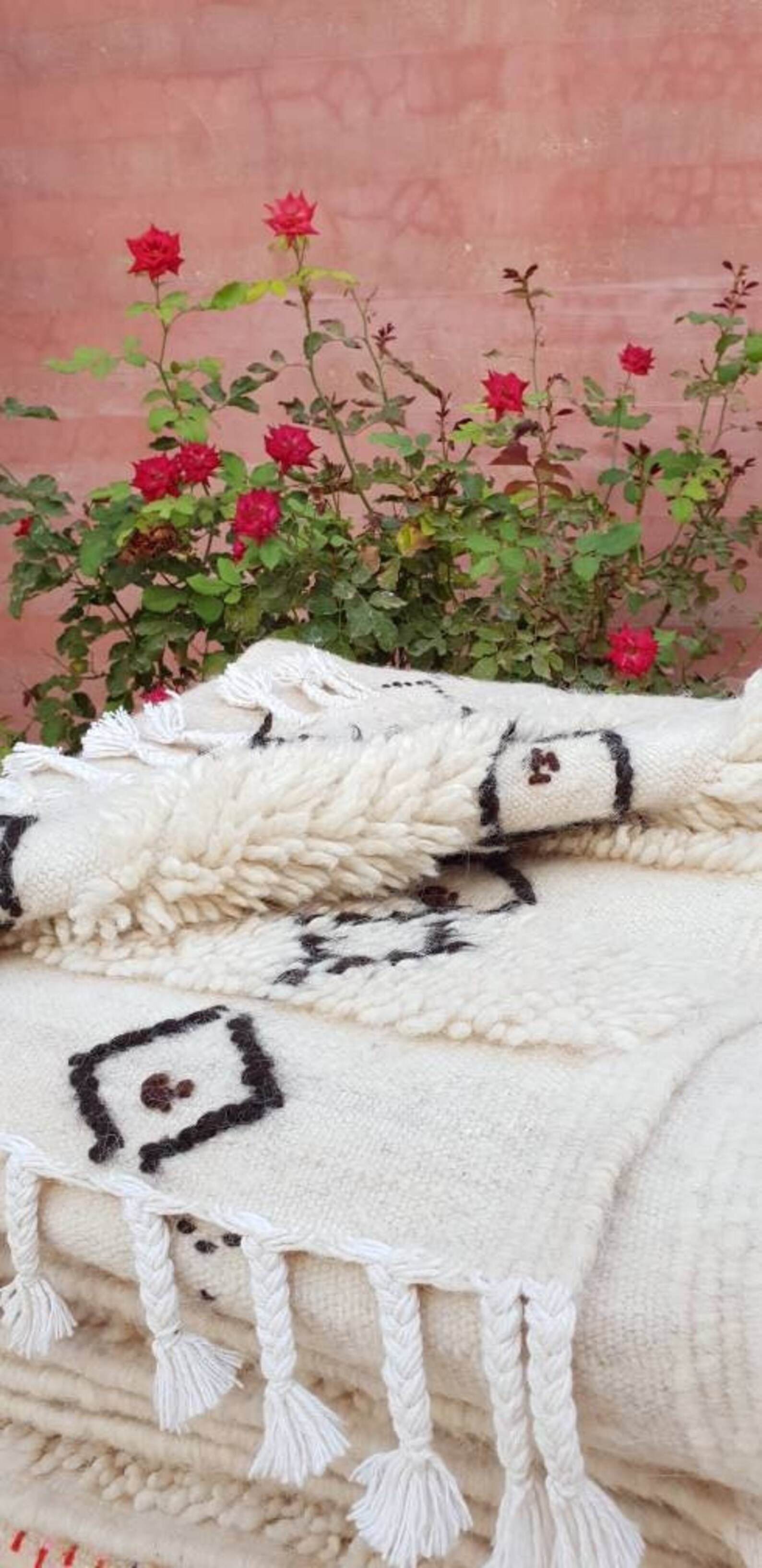 Moroccan Rug Fine Unique Berber Wool Rug 3x5 Bedroom Rug - Etsy