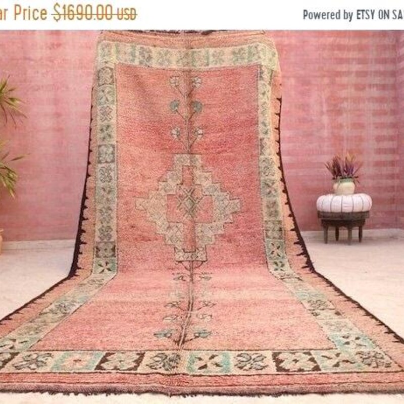 Pink Vintage Rugs - Etsy