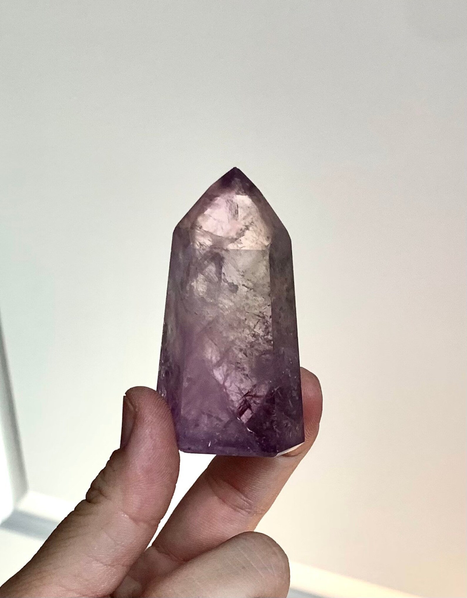 Amethyst Tower Large Amethyst Tower Phantom Amethyst - Etsy