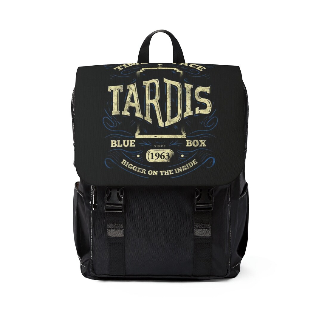 TARDIS Backpack: Doctor Who Inspired Oxford Canvas Rucksack - Etsy
