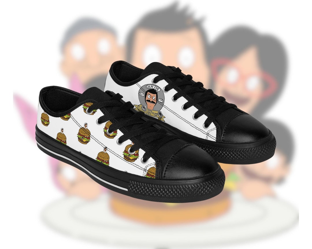 Bob's Burgers Men's Sneakers, Burger Sneakers, Men's Casual Shoes, - Etsy