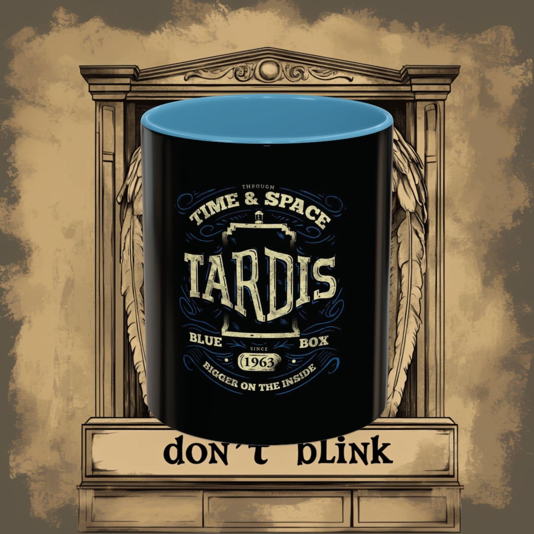 TARDIS Coffee Mug: Retro Sci-fi Gift for Whovians - Etsy