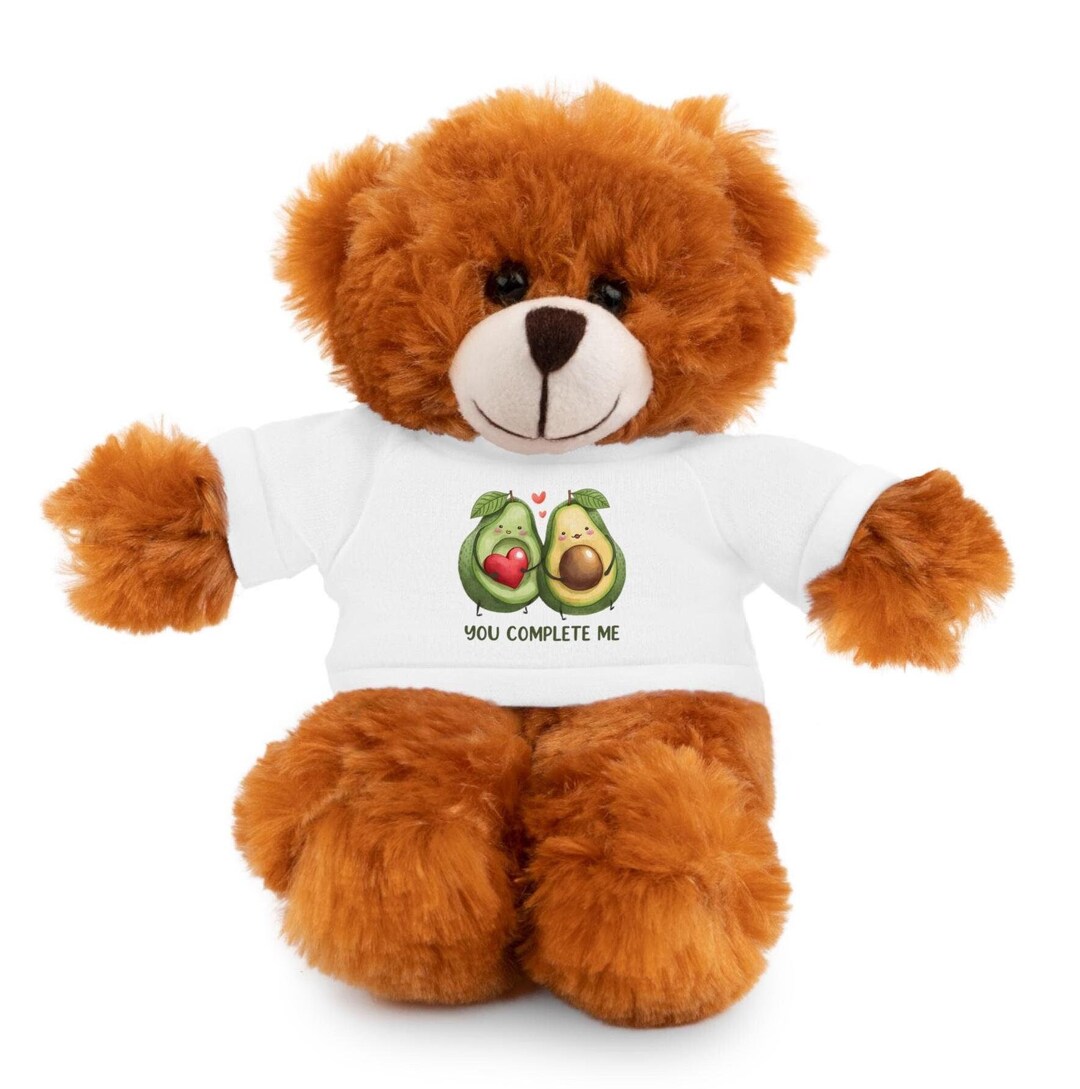 Avocado Couple Valentine Stuffed Animal T-shirt Bear, You Complete Me ...
