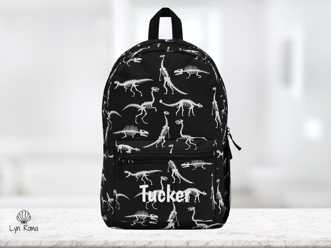 Dinosaur Bones Personalized Backpack 18" X 13" X 5" (made in USA) Free ...