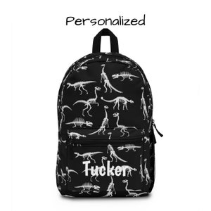 Dinosaur Bones Personalized Backpack 18 X 13 X - Etsy