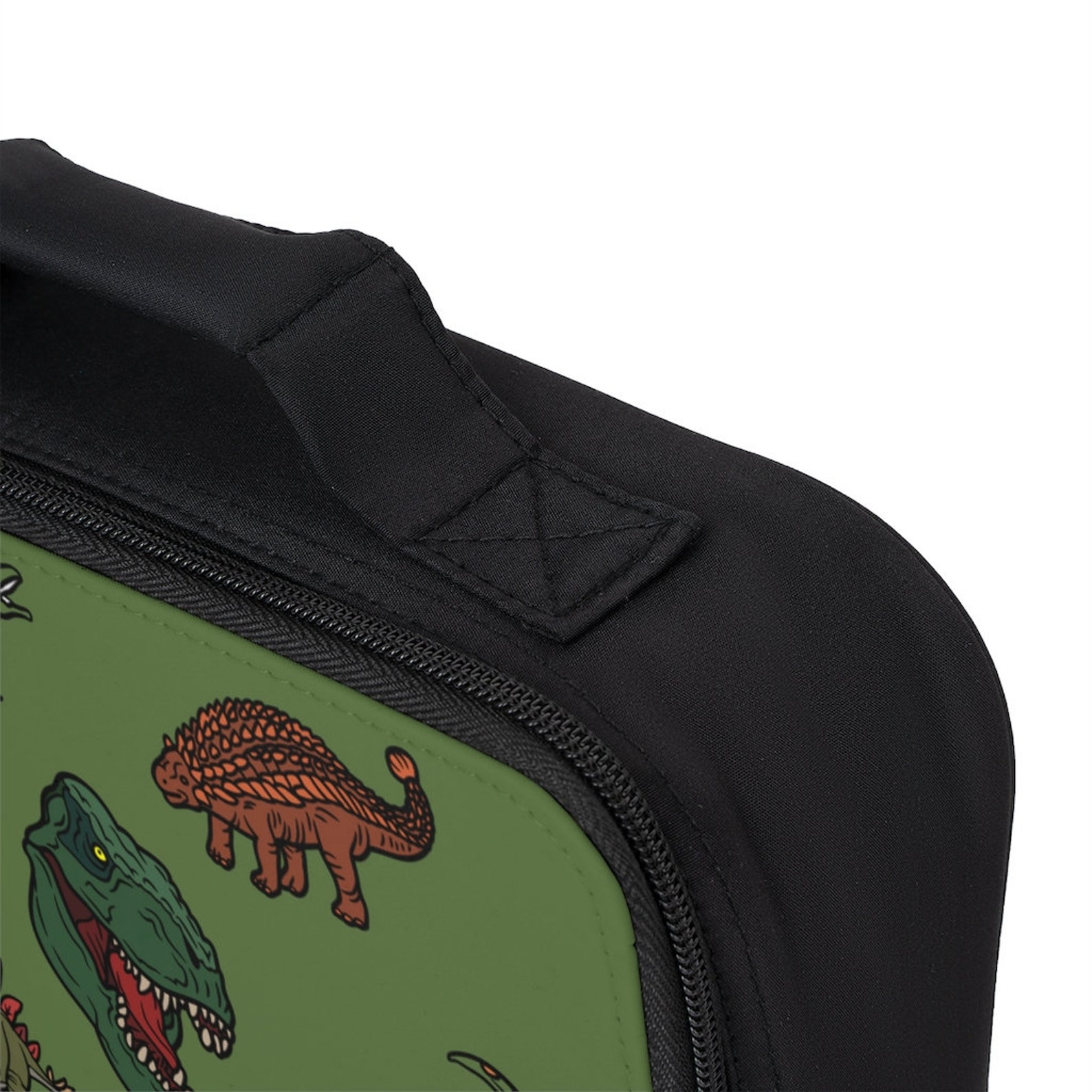 Dinosaur Backpack Green Personalized Lunch Box. 10" X 7.5" X 3". - Etsy