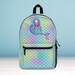Mermaid Backpack. Mermaid Scales. Personalized Backpack 18" X 13" X 5 ...
