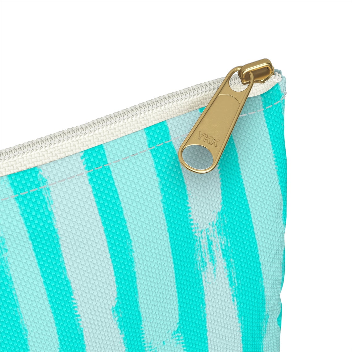 Blue Striped Accessory Pouch in Two Sizes. - Etsy