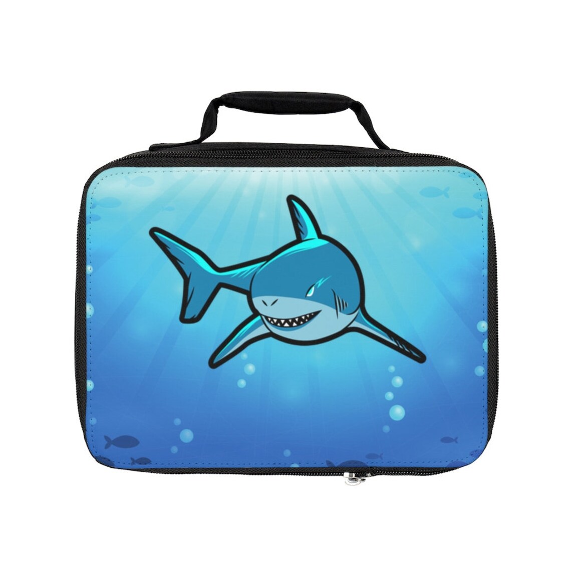 Shark Lunch Bag. Blue Ocean Bag Personalized Lunch Box. - Etsy