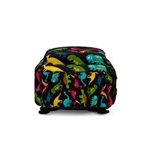 Dinosaur Backpack in Blue, Red Green and Black. Personalized Backpack ...
