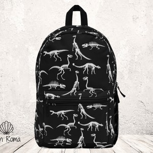 Dinosaur Bones Personalized Backpack 18" X 13" X 5" (made in USA) Free ...