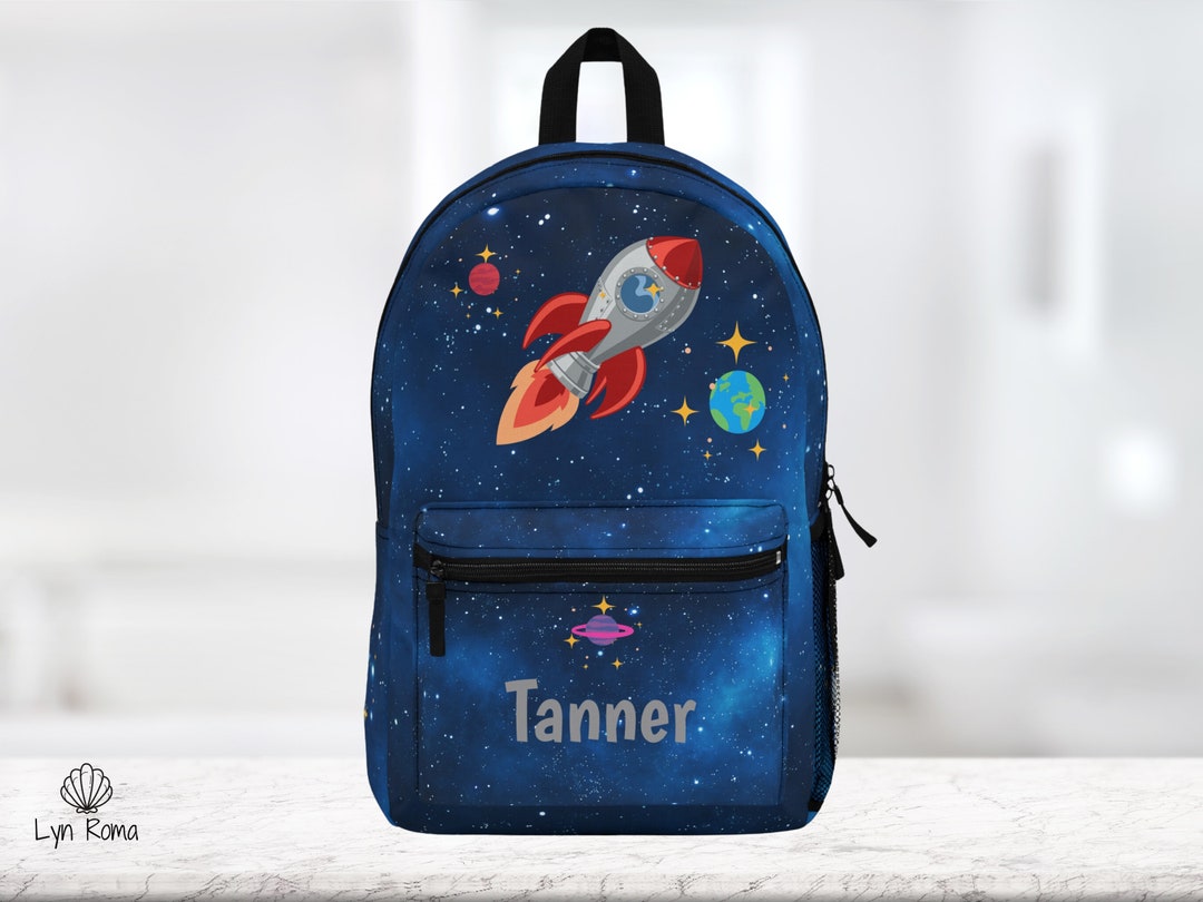Spaceship Backpack. Planets, Solar System. Personalized Back to School ...