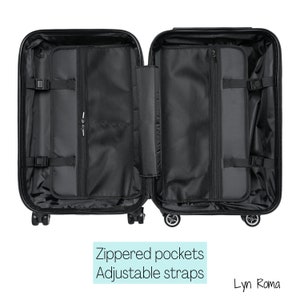 Palm Tree Suitcase. Available in 3 Sizes. Carry on Size is 22" X 14" X ...