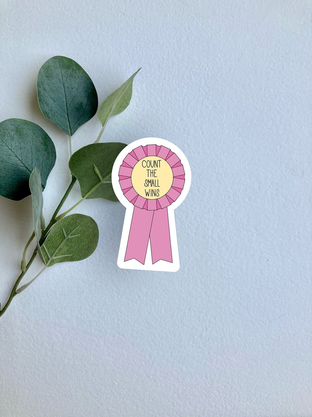 Participation Ribbon Vinyl Sticker, You Showed up Sticker, Count the ...