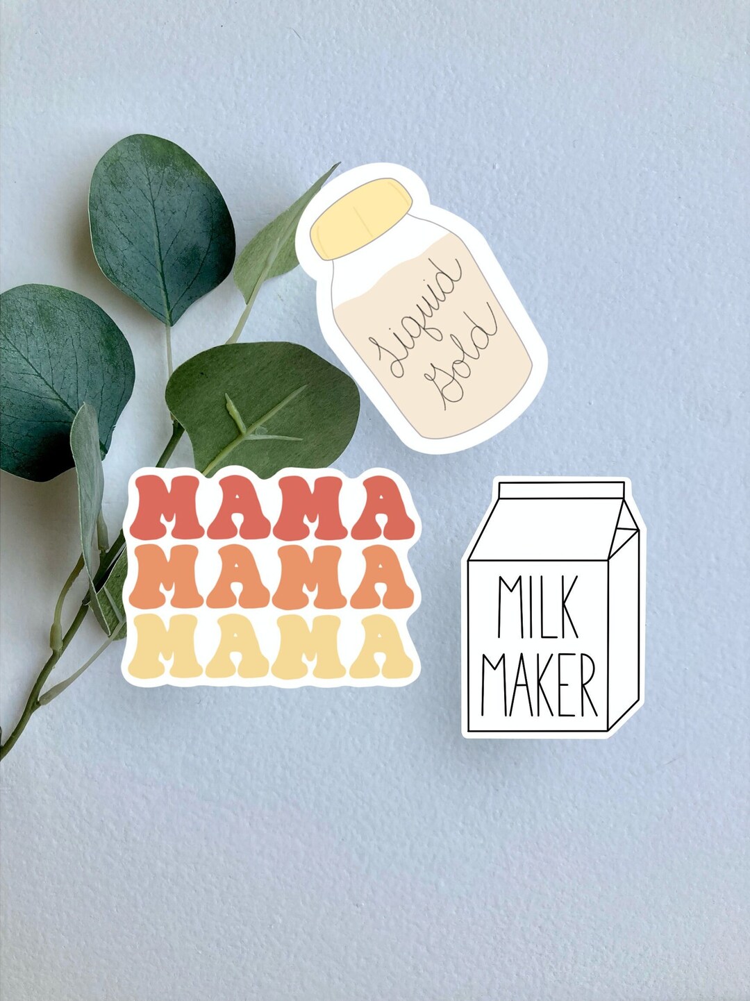 Breastfeeding Vinyl Sticker 3 Pack, Mama Sticker Bundle, Nursing Mom ...