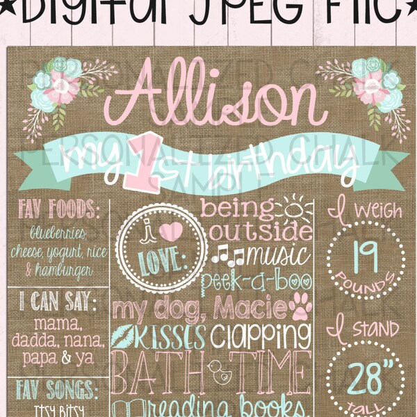 Shabby Chic Birthday - Etsy