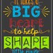 It Takes a Big Heart Classroom Wall Decor Teacher Appreciation Gift ...