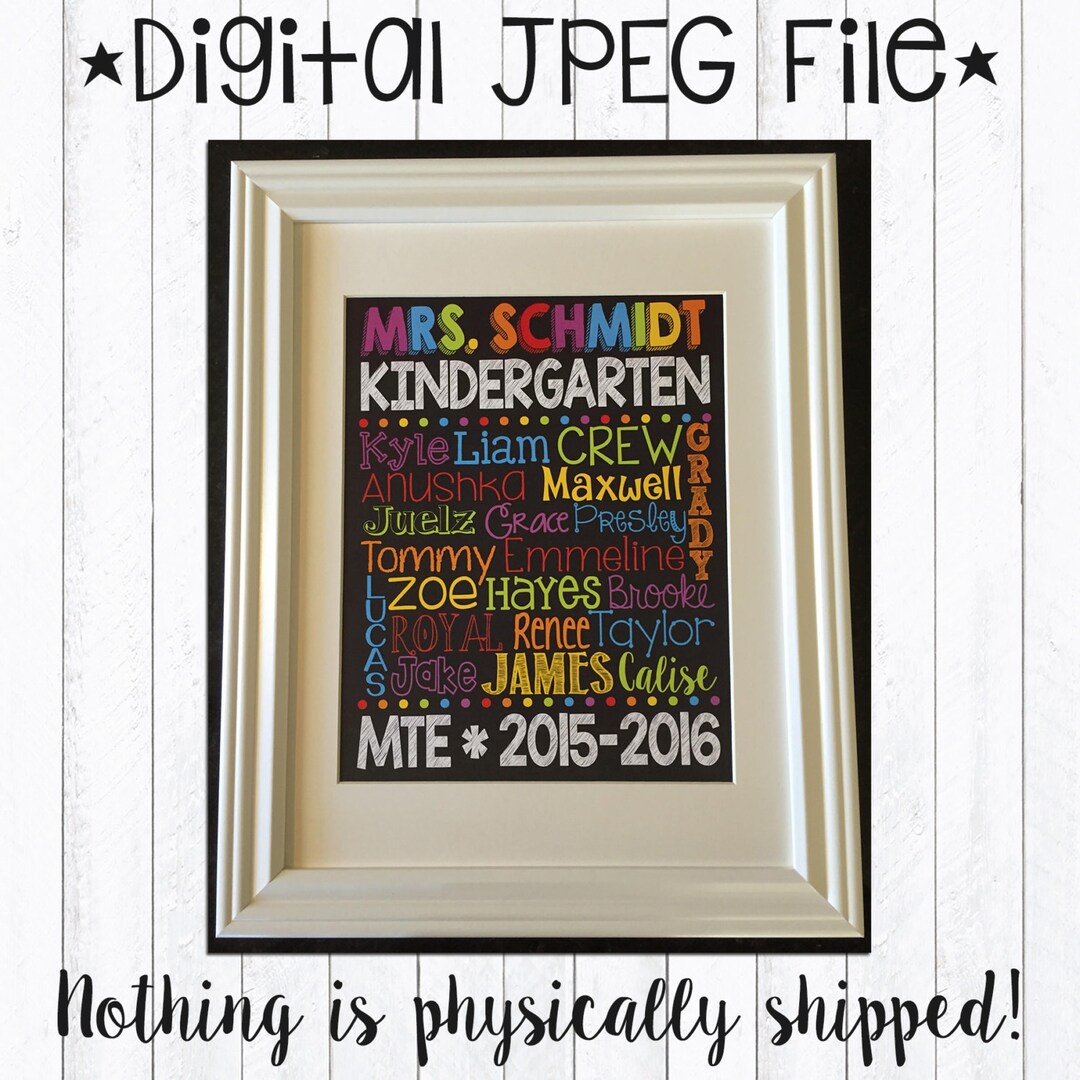 Teacher Gift Chalkboard Sign Teacher Appreciation Gift Classroom Sign ...